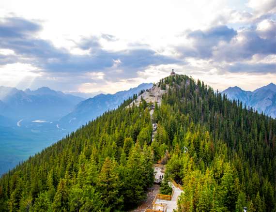 Banff Gondola Sunset Festival - Styled to Sparkle