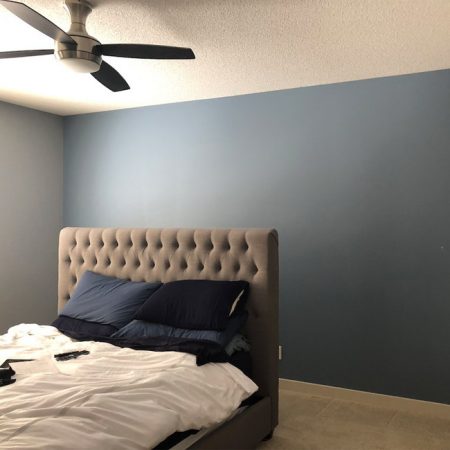 Master Bedroom DIY Millwork Feature Wall - Styled to Sparkle